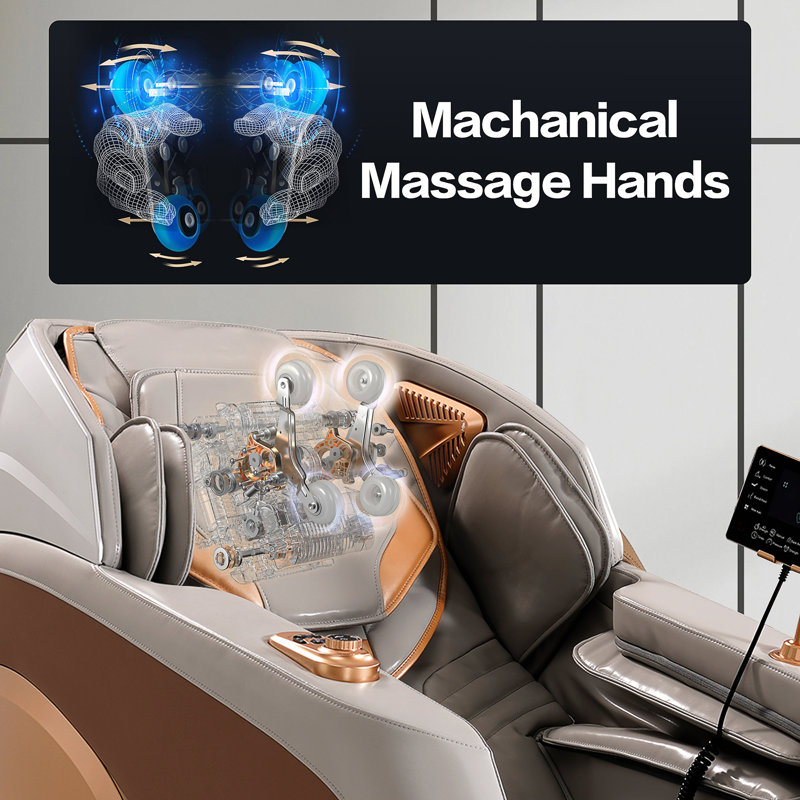 Inbox Zero Larianna Dual SL-Track with 4D Zero Gravity Full Body Airbag ...