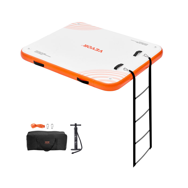 Stellweilan Tessberg 6 x 5FT Inflatable Dock Platform with Portable ...