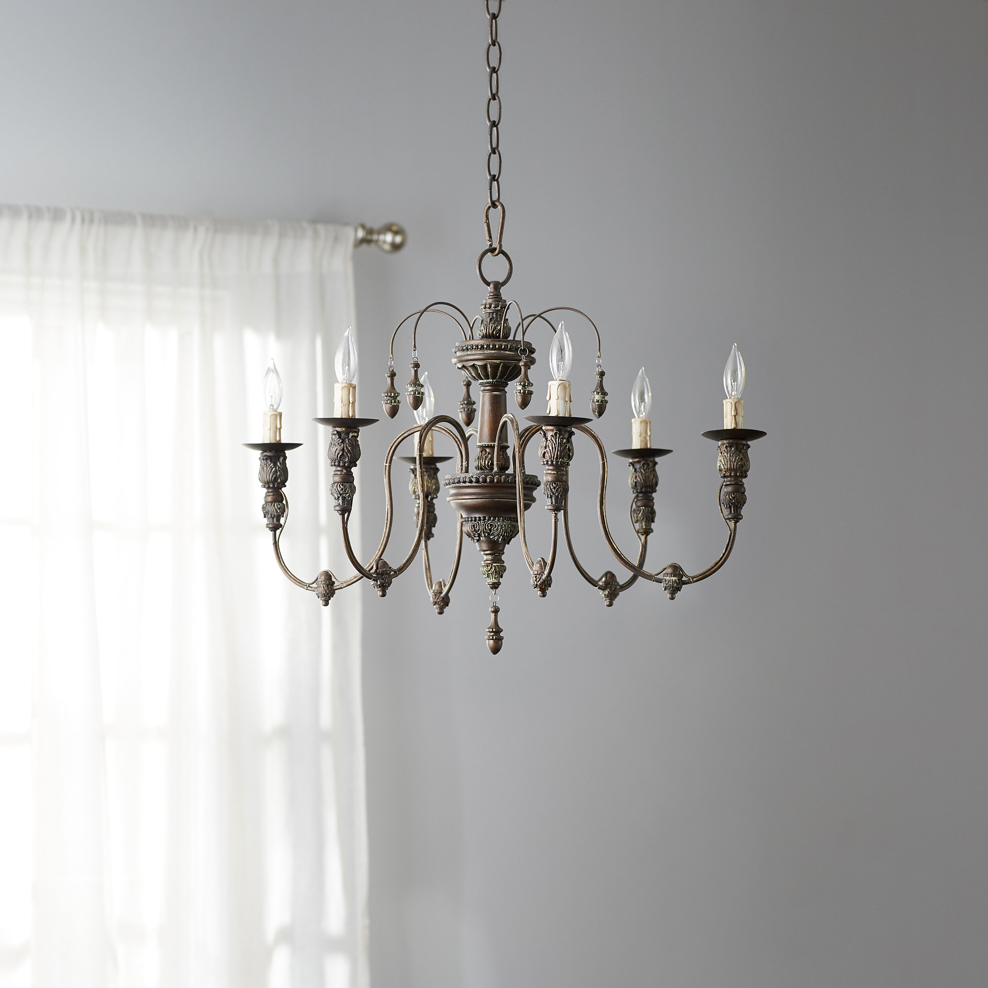 Laurel Foundry Modern Farmhouse® Solange 6 - Light Candle Style Classic ...