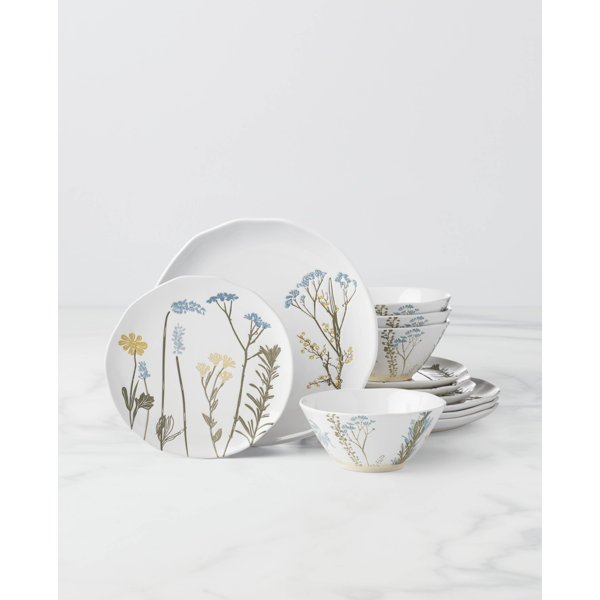Lenox Wildflowers 12 - Piece Dinnerware Set & Reviews | Wayfair