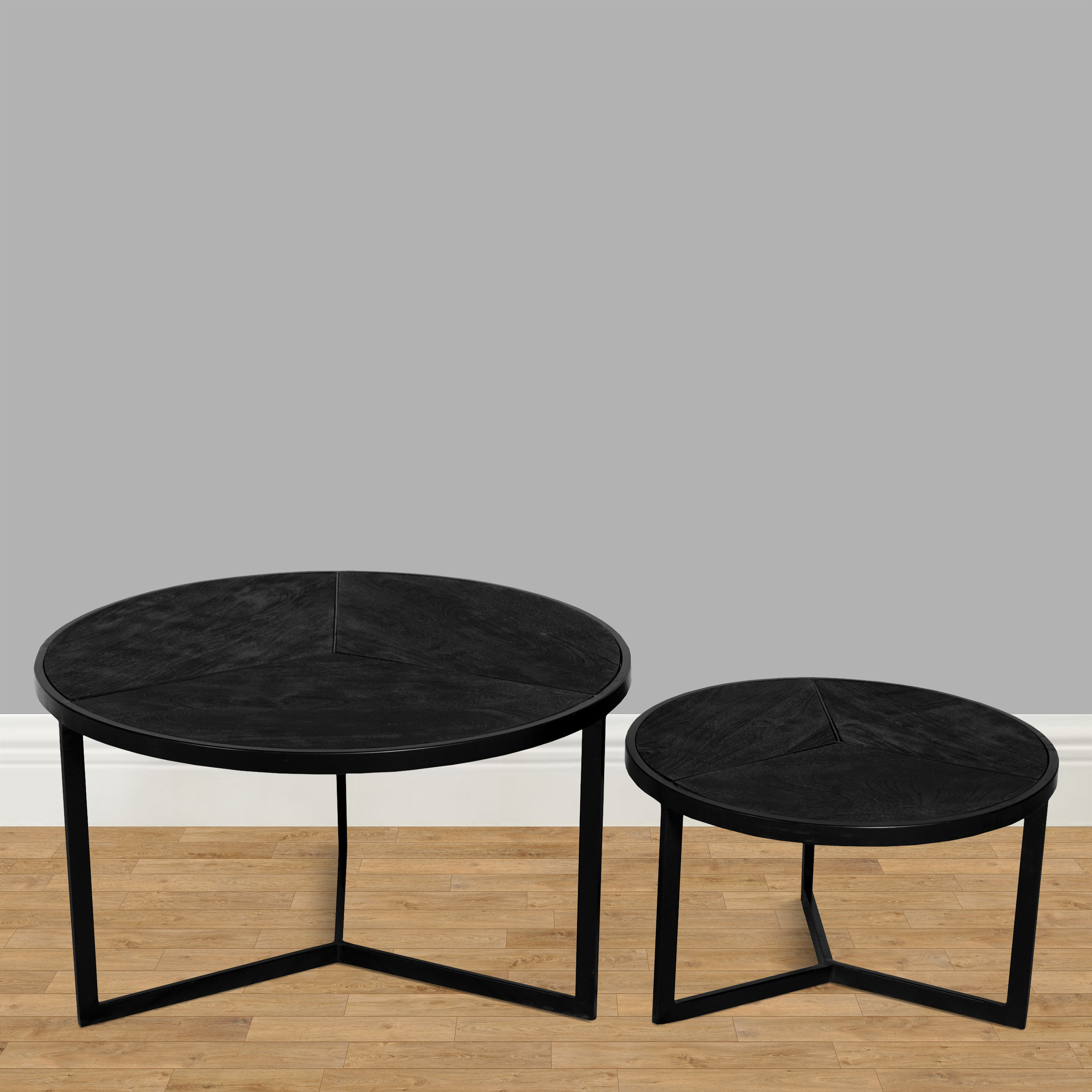 Latitude Run® Jaleesa Frame 2 Coffee Nesting Tables | Wayfair