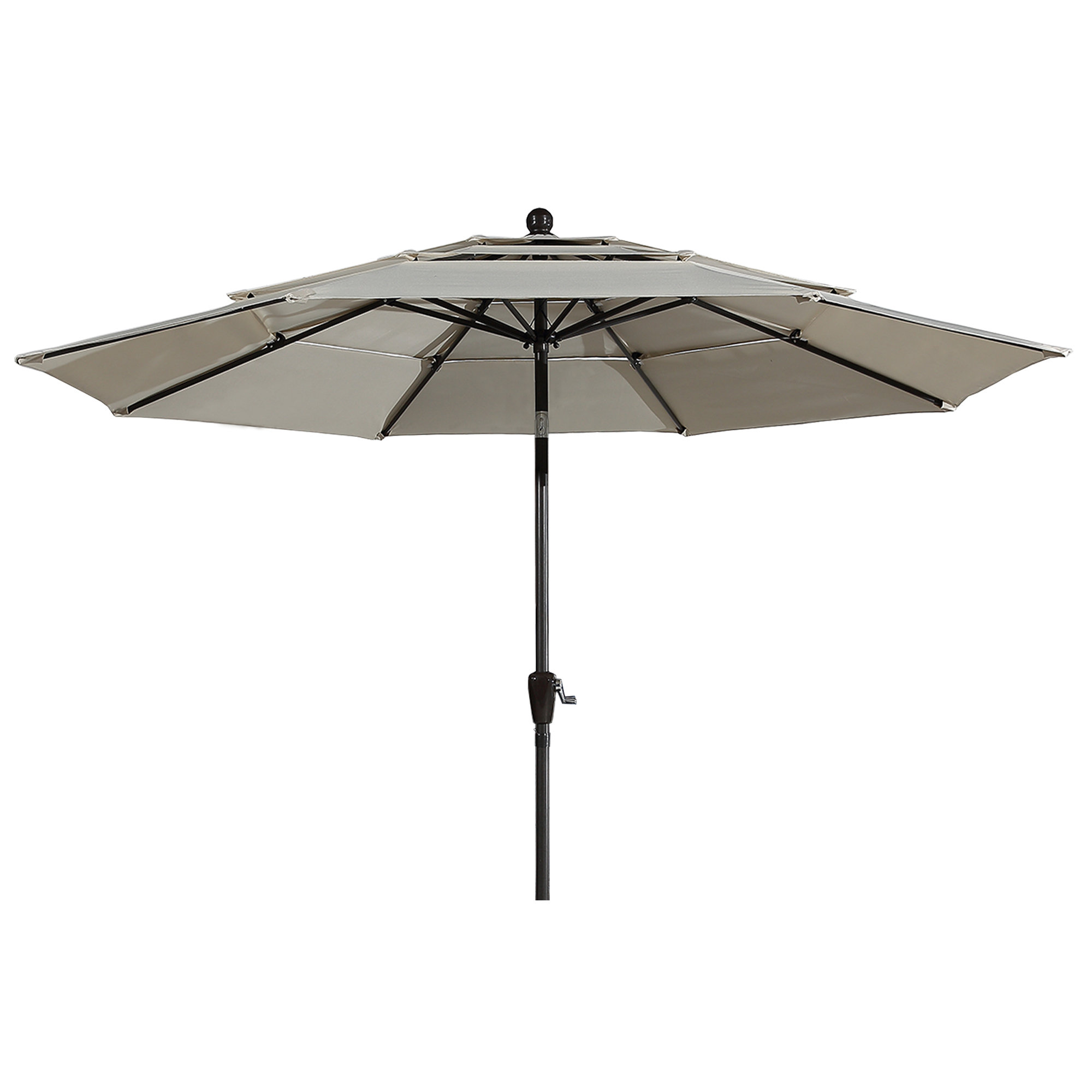 clihome 10Ft Patio Umbrella With Double Airvent & Reviews | Wayfair