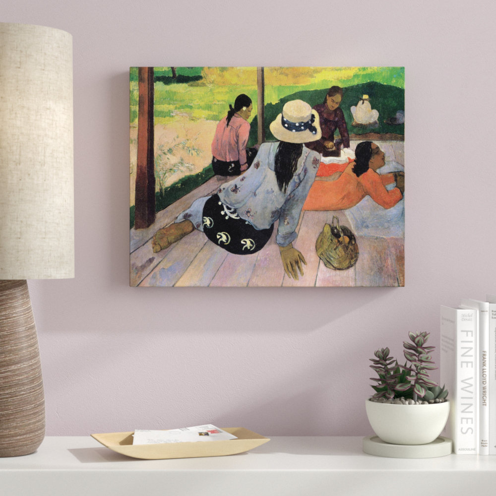 Ebern Designs « paul gauguin the siesta », reproduction sur toile ...