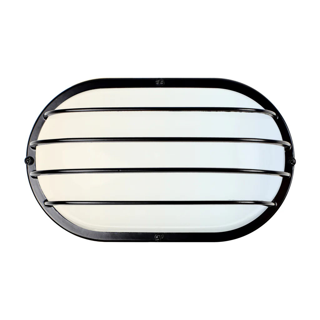 Wrought Studio Utility LED Bulkhead Light Fixture, UV Resistant Resin ...