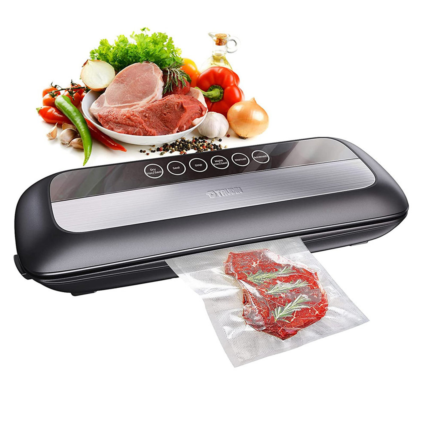 Norbi Food Vacuum Sealer Machine With Dry & Moist Sealing Modes ...