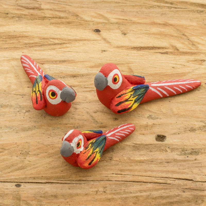 Bay Isle Home™ Yancheva Bay Isle Home™ Handmade Macaw Reunion Ceramic ...