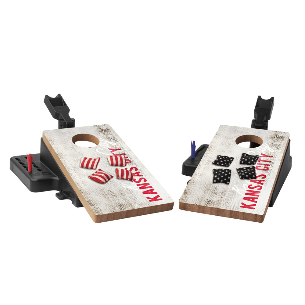 The American Cornhole Association Kansas City Football Vintage Gameday ...