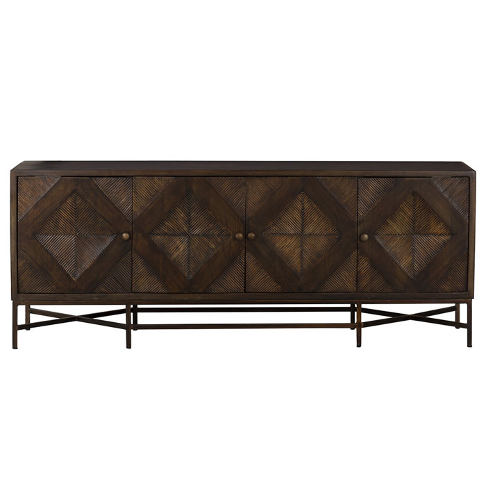Fairfield Chair Sundries 79" Wide Mango Solid Wood Credenza | Perigold
