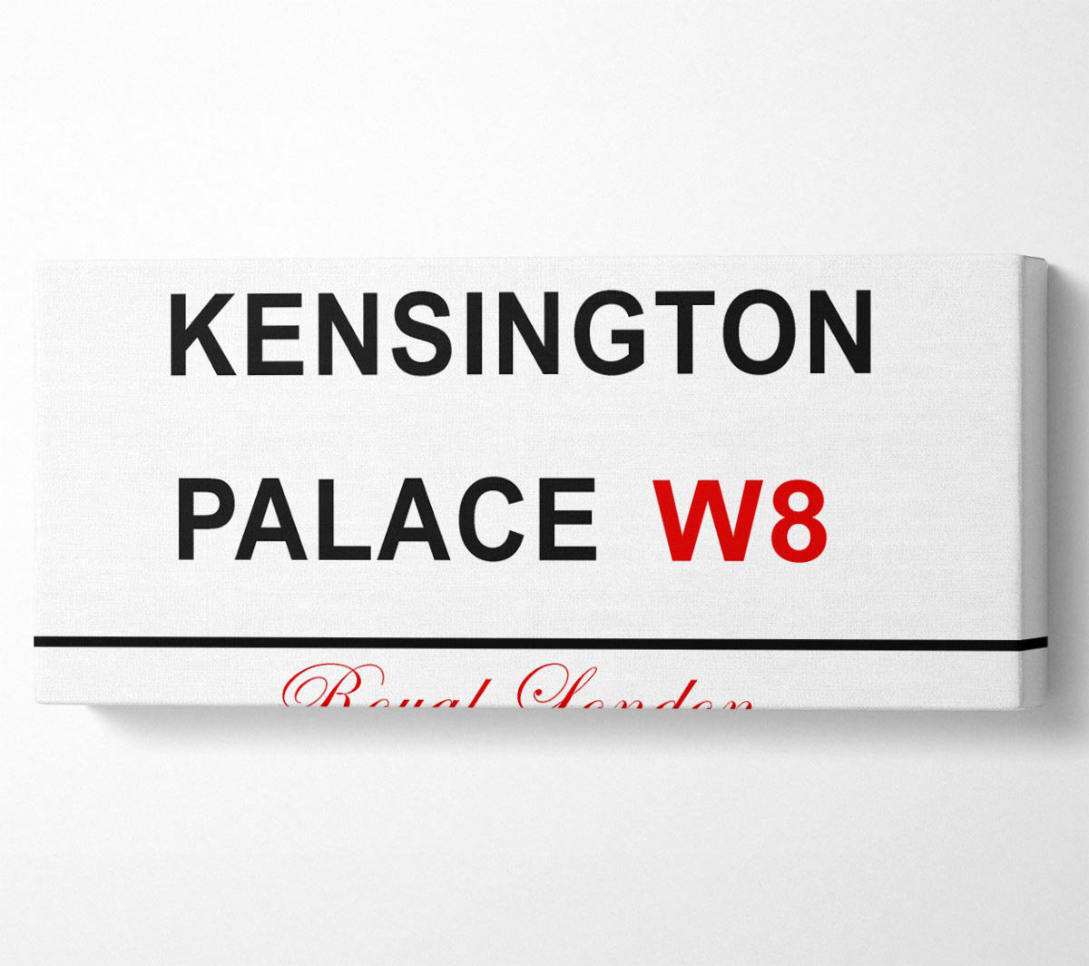Happy Larry Kensington Palace Signs Panoramic Canvas | Wayfair.co.uk