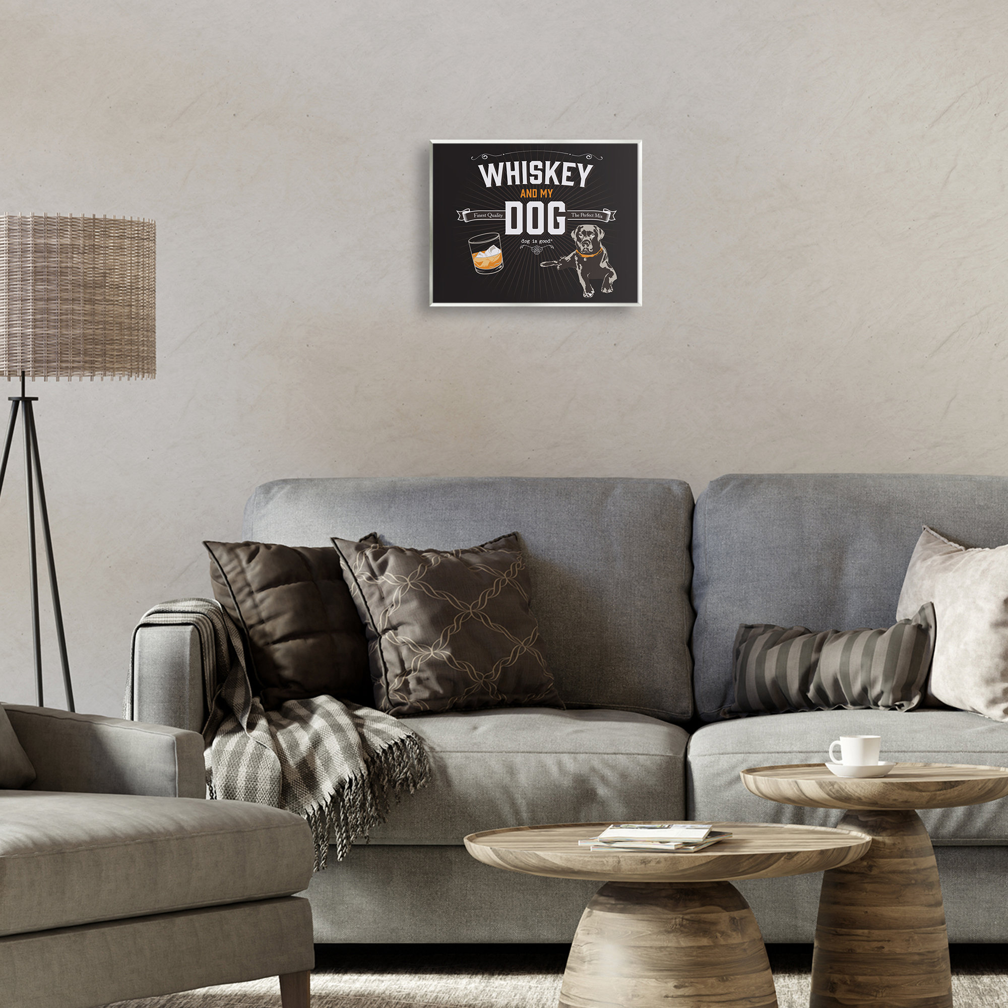 Highland Dunes Whiskey & My Dog Wall Plaque Art by Dog Is Good | Wayfair