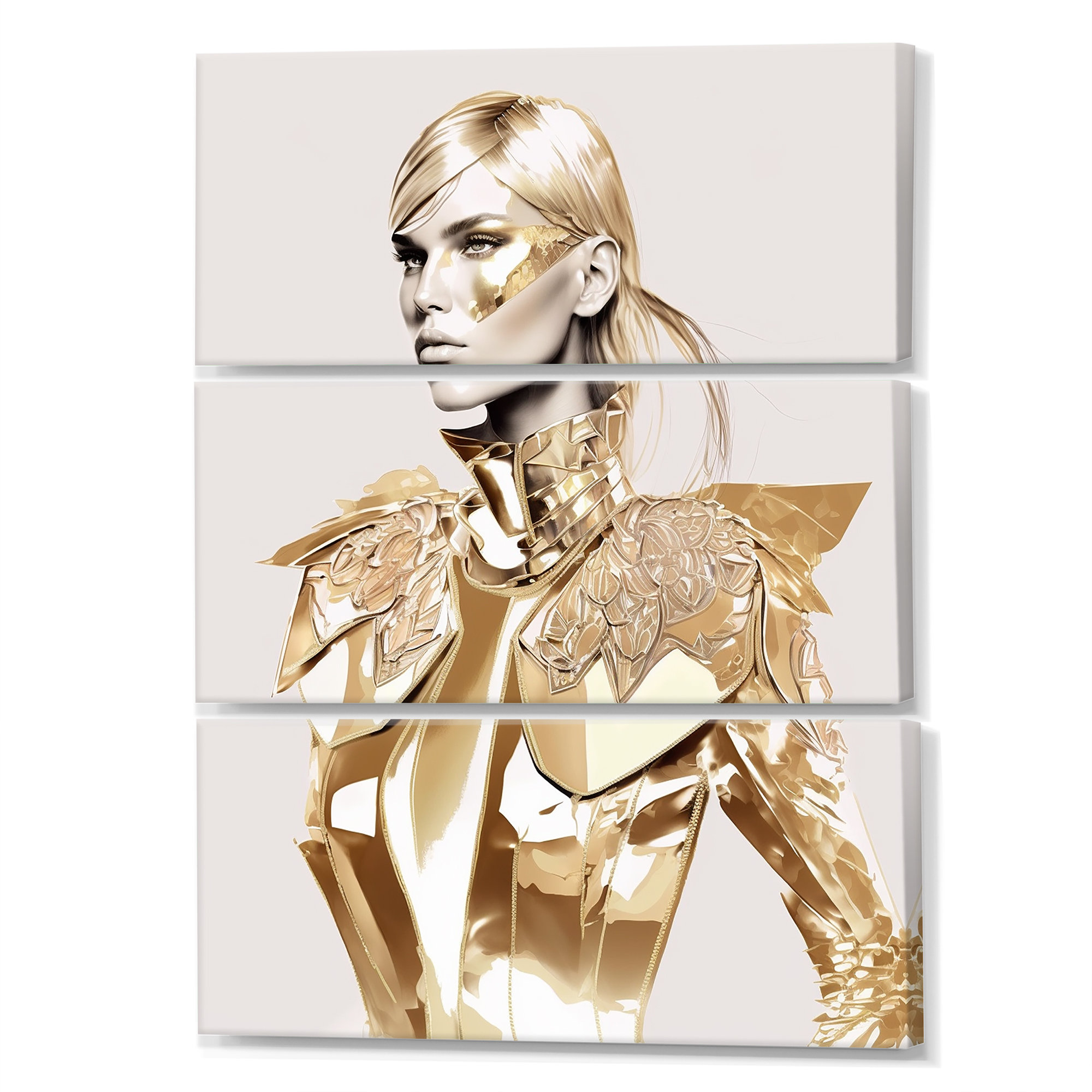 Mercer41 «Fashion Model In Retro Gold Design VII - Fashion Woman ...