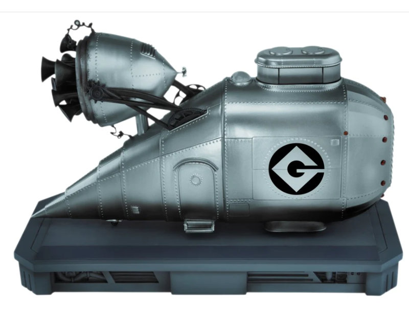 LM Treasures Despicable Me Master Craft Gru's Car Table Top Statue ...