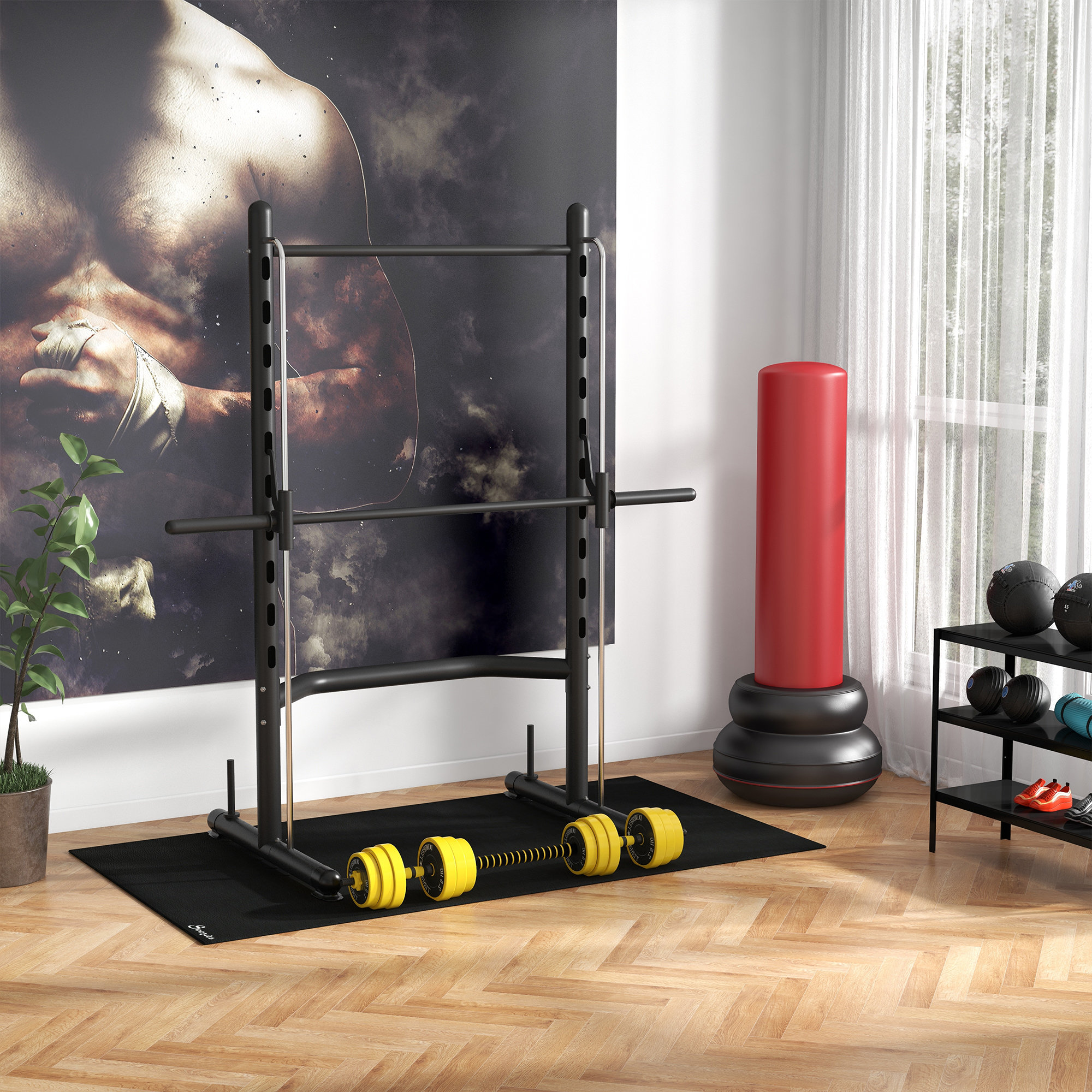 Brayden Studio Barbell Squat Rack | Wayfair.co.uk