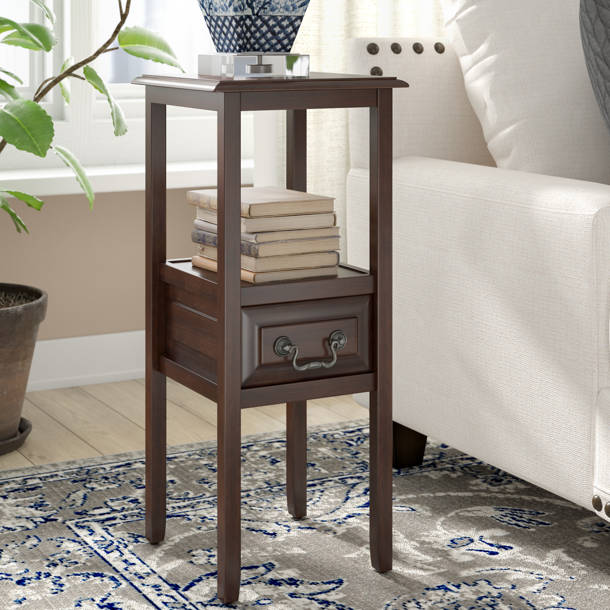 Lark Manor Amreece Solid Wood End Table with Storage & Reviews | Wayfair