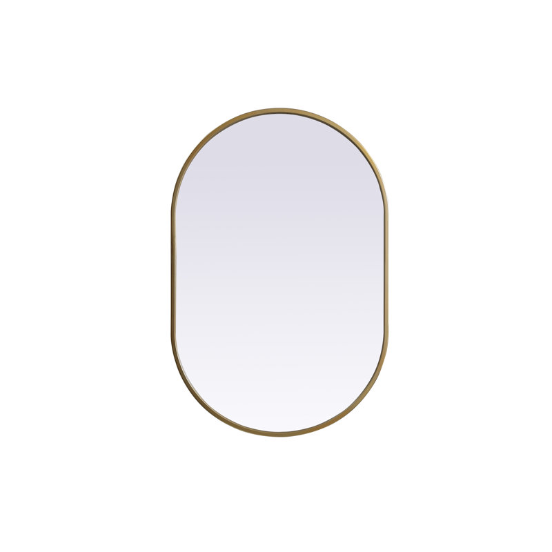 RE/FINE™ Sabine Metal Pill Wall Mirror & Reviews | Wayfair