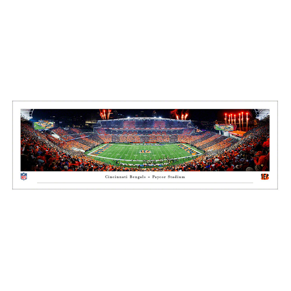 Ebern Designs Cincinnati Bengals - Paycor Stadium On Paper Print | Wayfair
