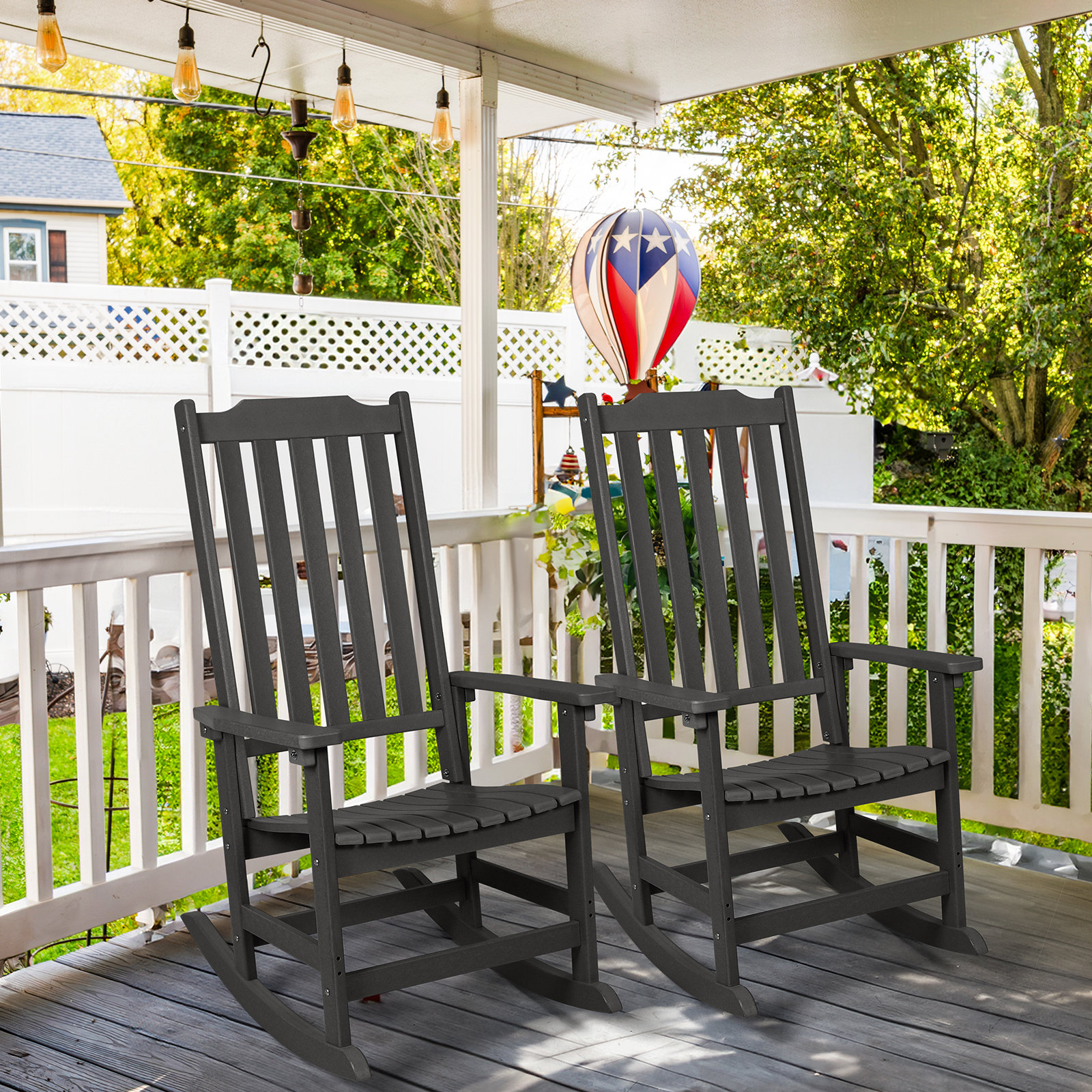 Red Barrel Studio® Bertsche Outdoor Rocker Chair | Wayfair