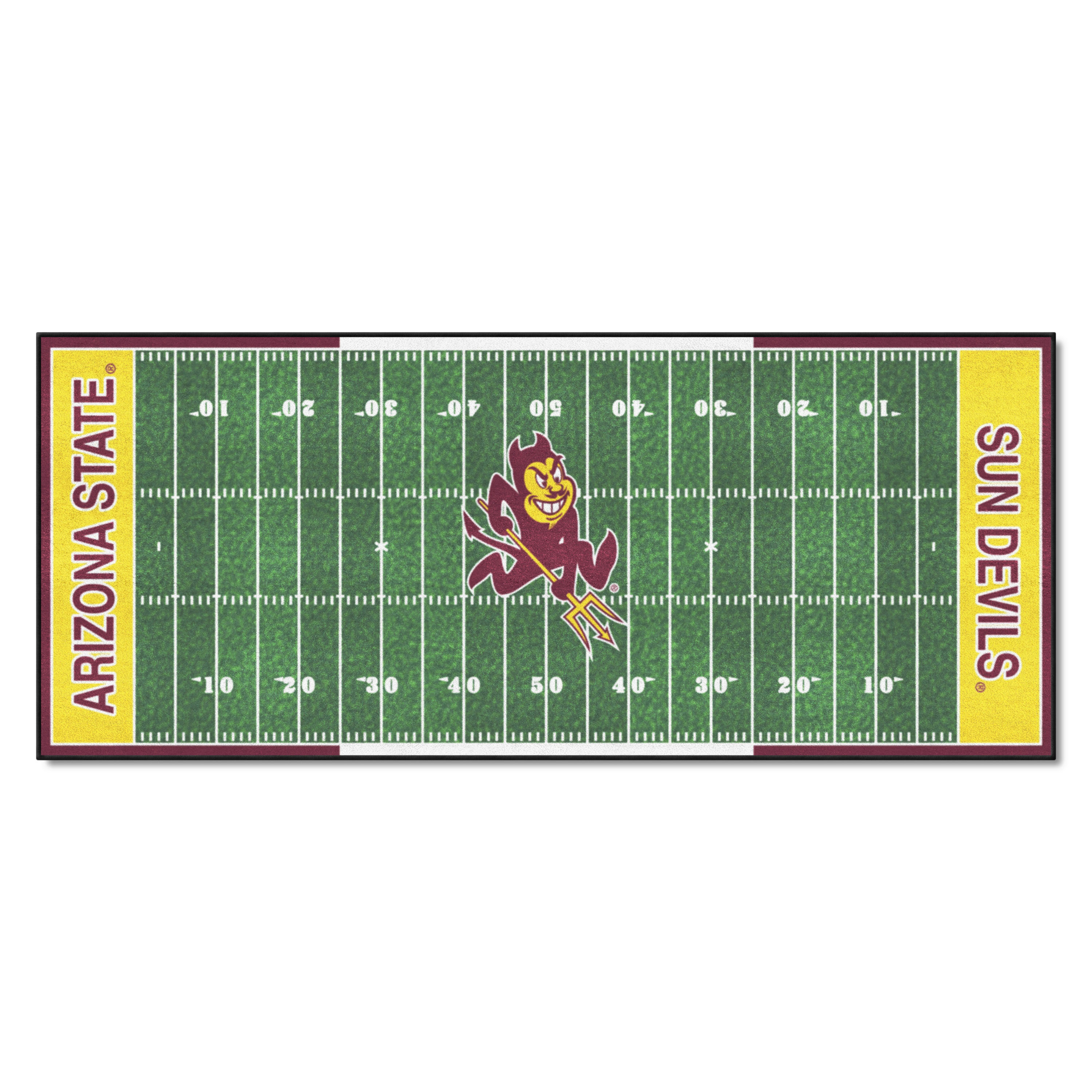 FANMATS Arizona State_Arizona State Sun Devils Field Runner Mat - 30In ...