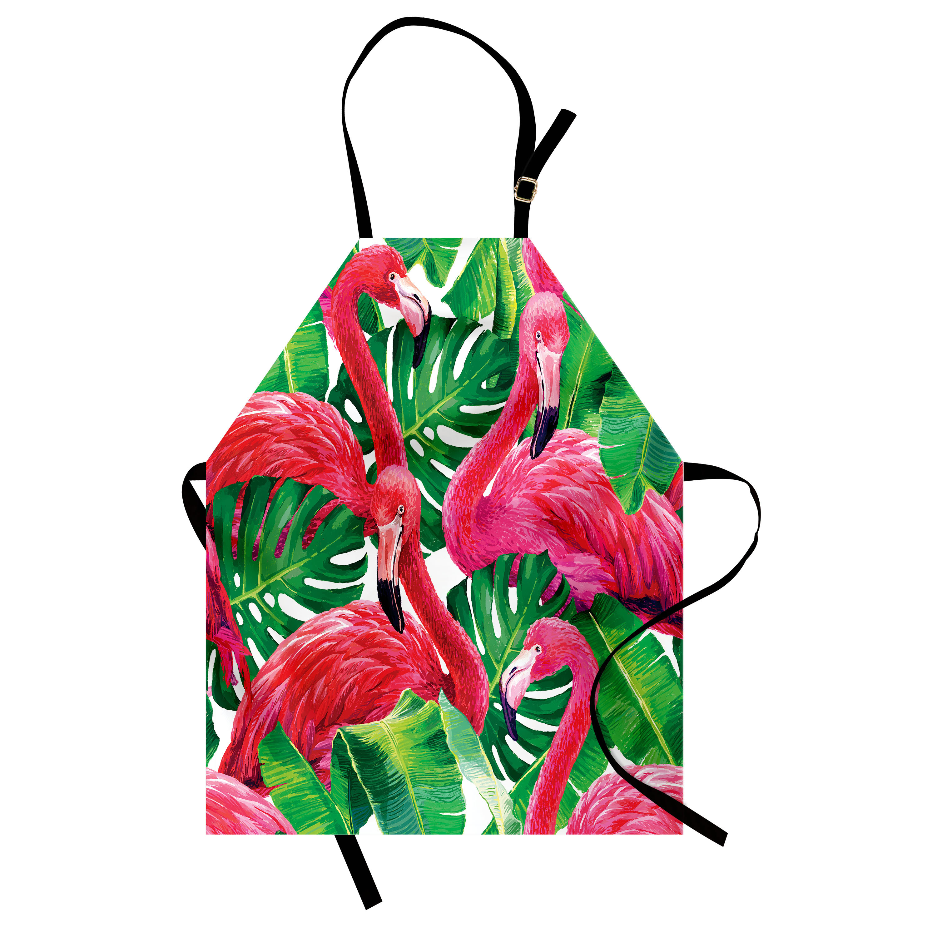 East Urban Home Flamingo Apron, Cooking Gardening, Adult Size, Pink ...