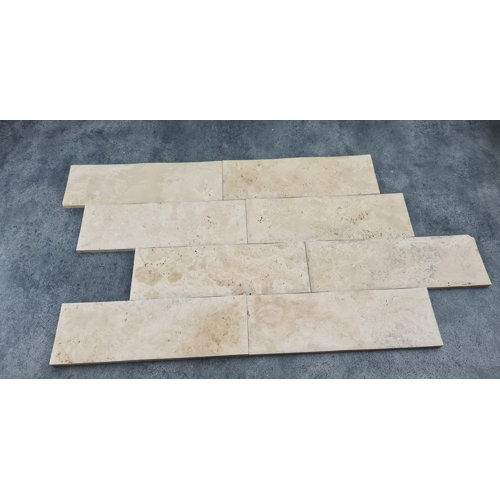Miletos Stone Collection 4' x 12' Natural Stone Look Wall & Floor Tile ...