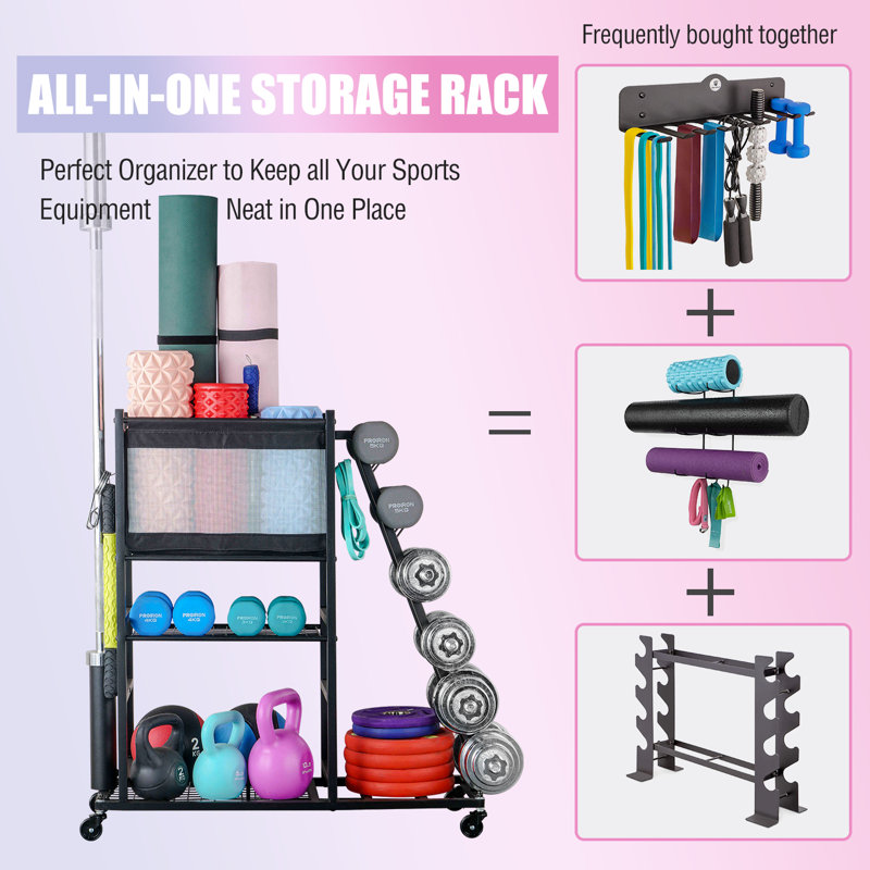 WFX Utility™ Metal Freestanding Multi-Use Sports Rack & Reviews | Wayfair