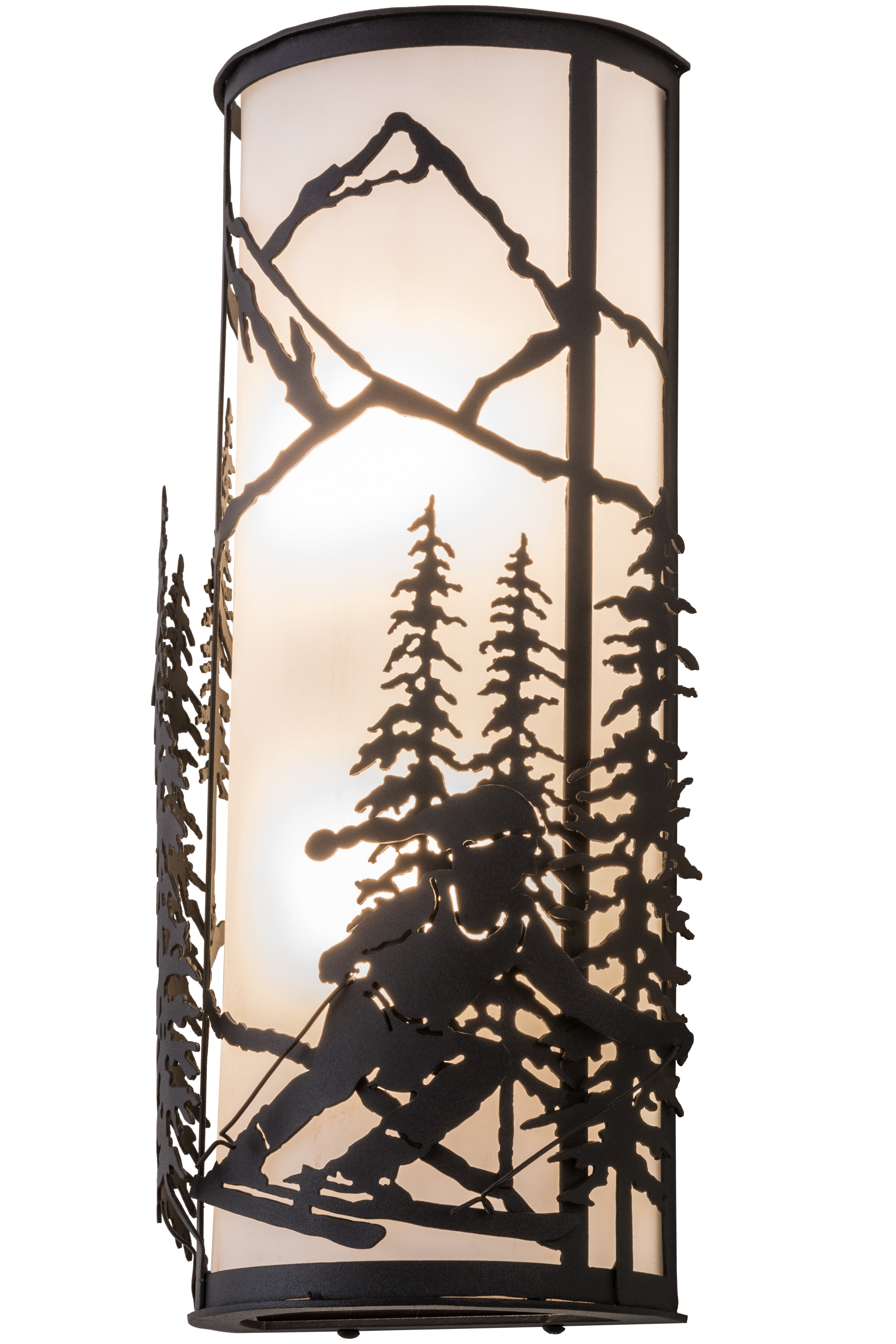 Meyda Lighting Alpine Right 2-Light Flush Mounted Sconce | Wayfair