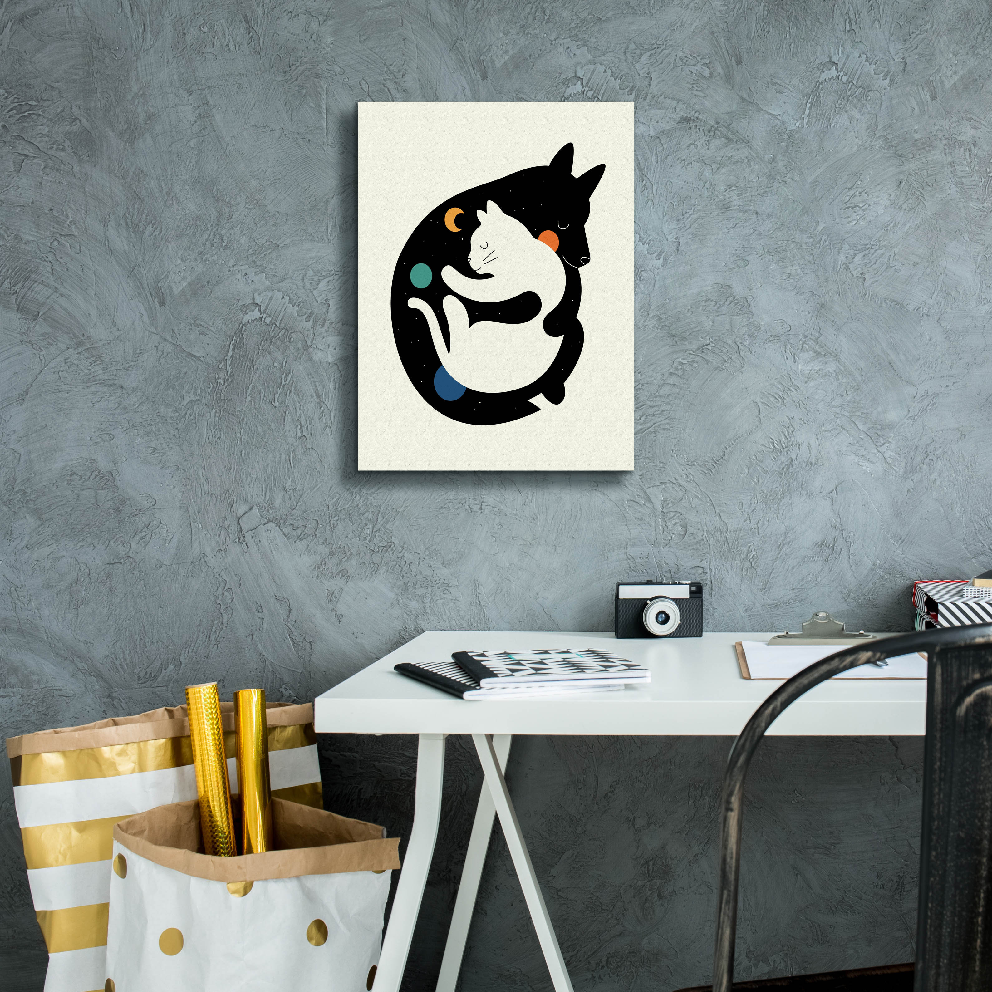 Red Barrel Studio® 'More Hugs Less Fights' by Andy Westface, Canvas ...