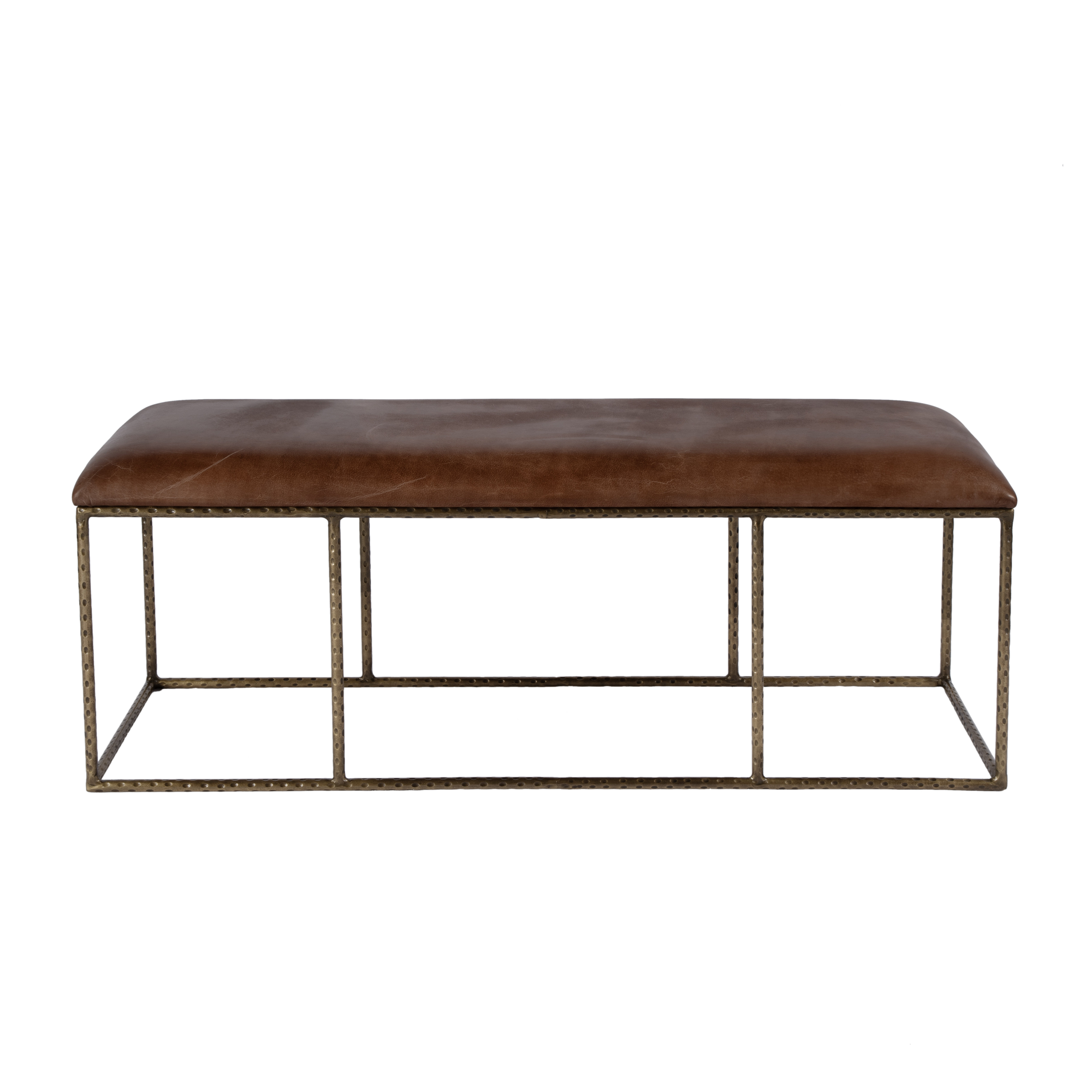 Butler Lloyd Leather Bench | Perigold
