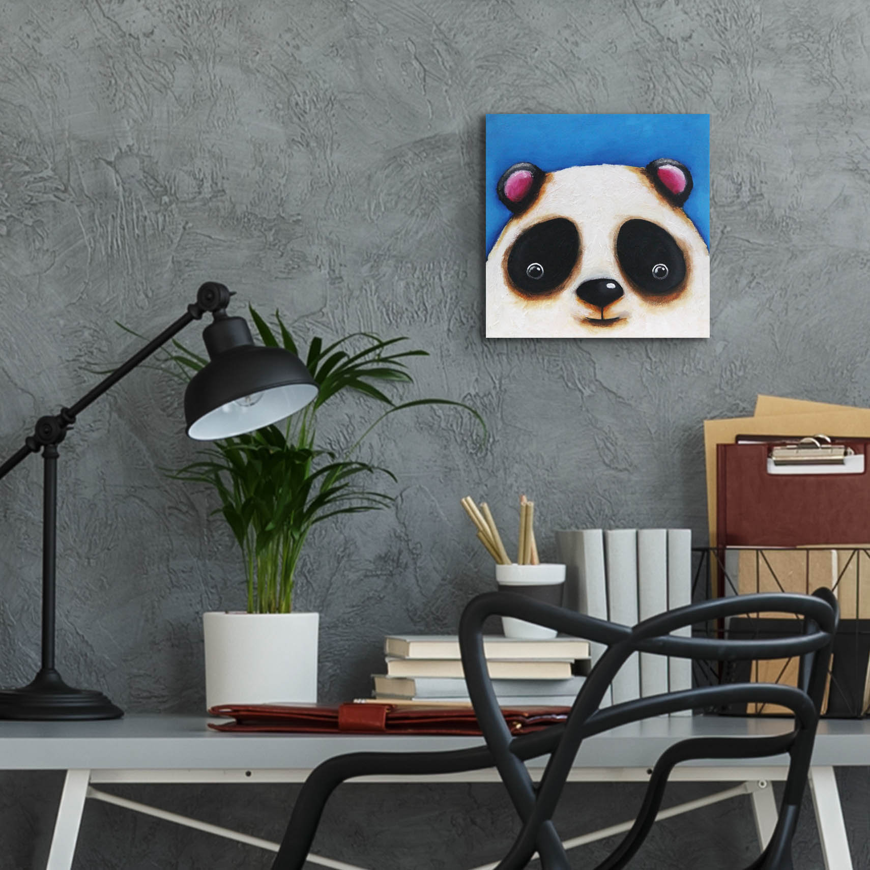 Winston Porter " The Panda Bear " by Lucia Stewart on Plastic / Acrylic ...