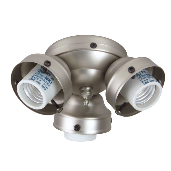 Symple Stuff 3-Light Universal Ceiling Fan Light Fitter & Reviews ...