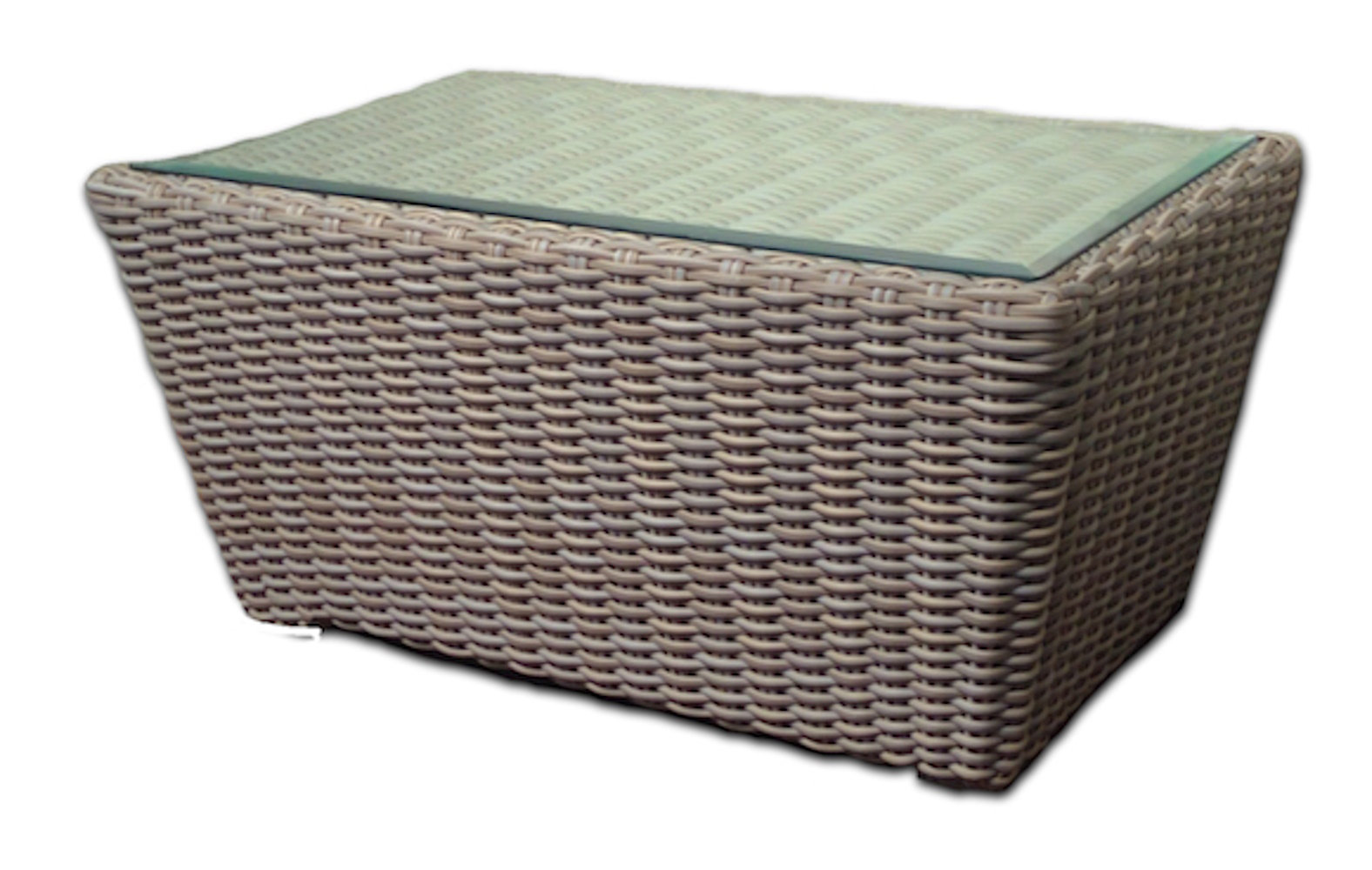 Latitude Run® Ratton Outdoor Wicker Coffee Table - Wayfair Canada