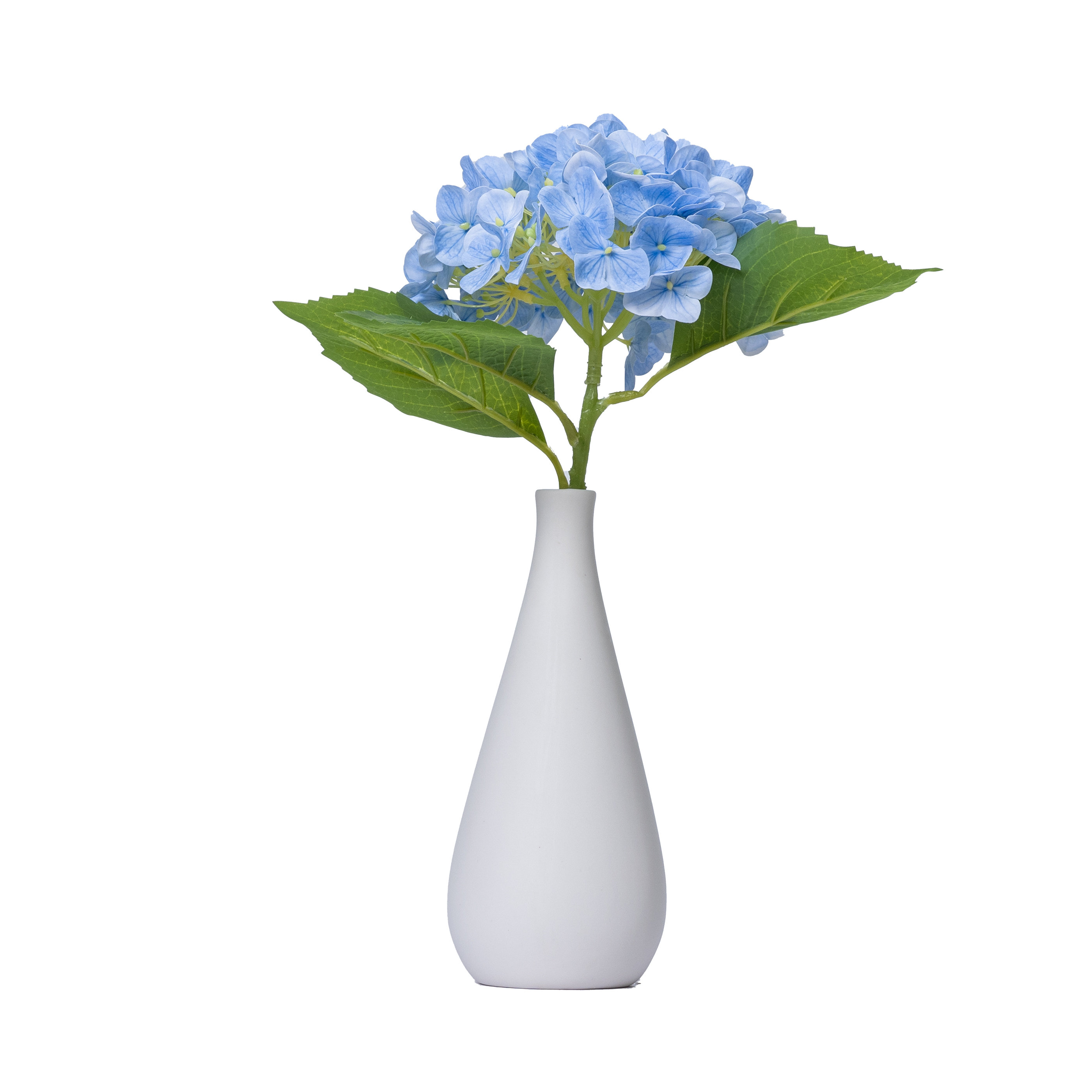 Ebern Designs 2 Pack Of 14" Hydrangea In Ceramic Vase | Wayfair