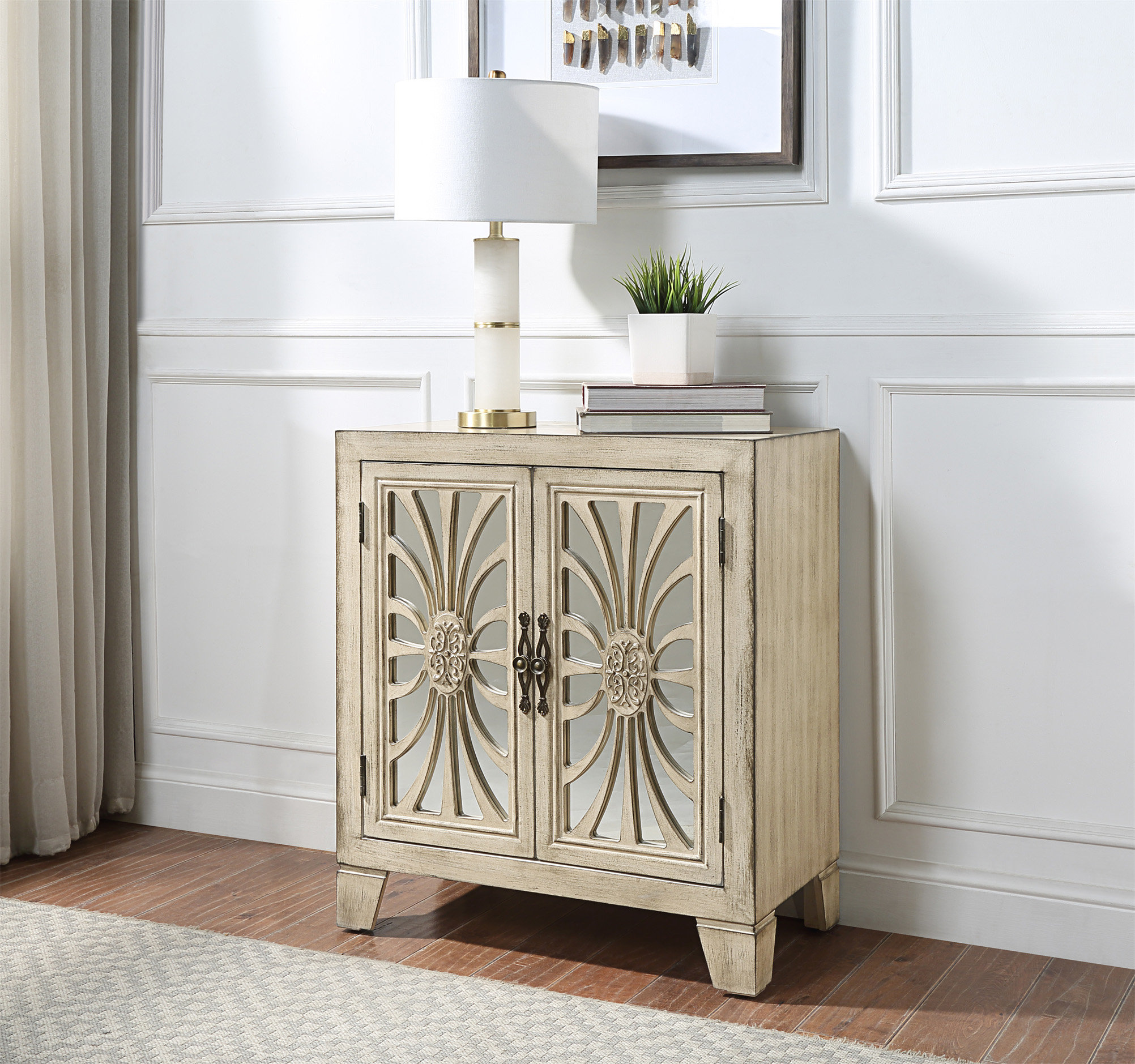 Red Barrel Studio® Nalani accent Storage cabinet, entryway cabinet ...