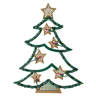 Northlight Seasonal 17.75" Lighted Christmas Tree With Stars Window ...