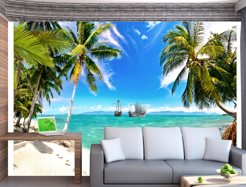East Urban Home Lost Ships Wall Mural | Wayfair