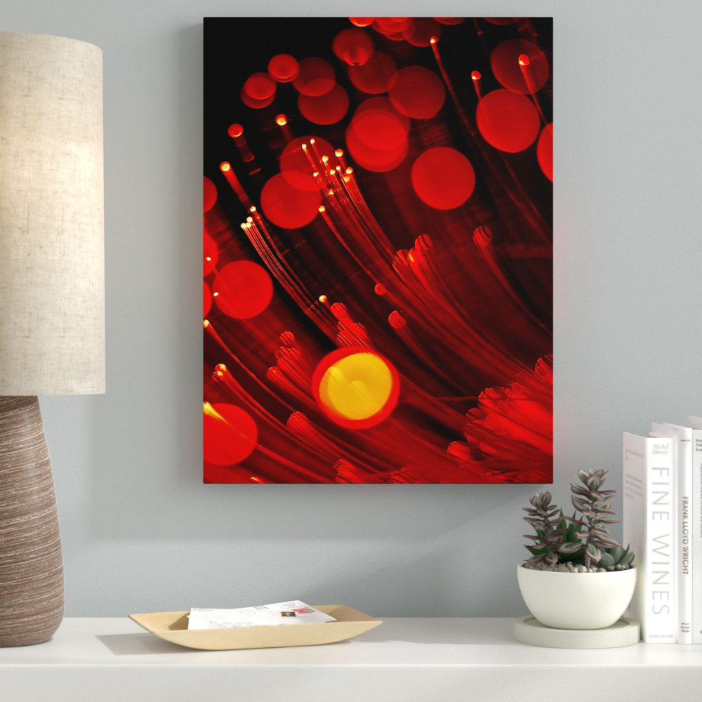Ebern Designs 'Pyrotechnic I' Graphic Art Print on Wrapped Canvas ...