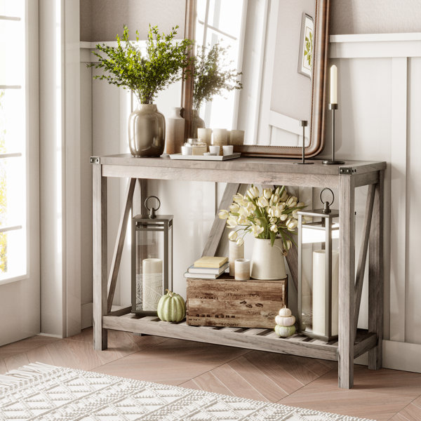 Rectangle Console Tables You'll Love | Wayfair