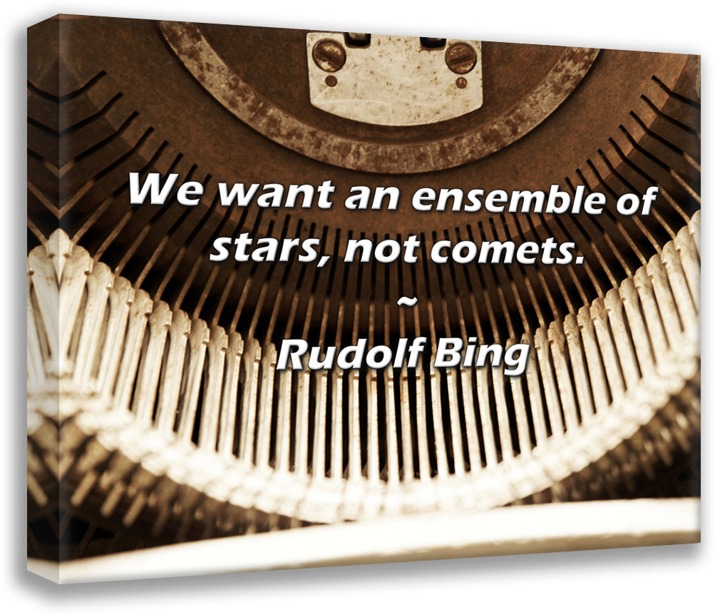 Astoria Grand Artsy Quote "We want an ensemble of stars, not comets ...