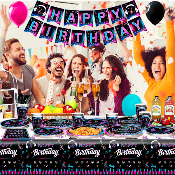 The Party Aisle™ Tik Tok Party Supplies,155pcs Tik Tok Birthday Party ...