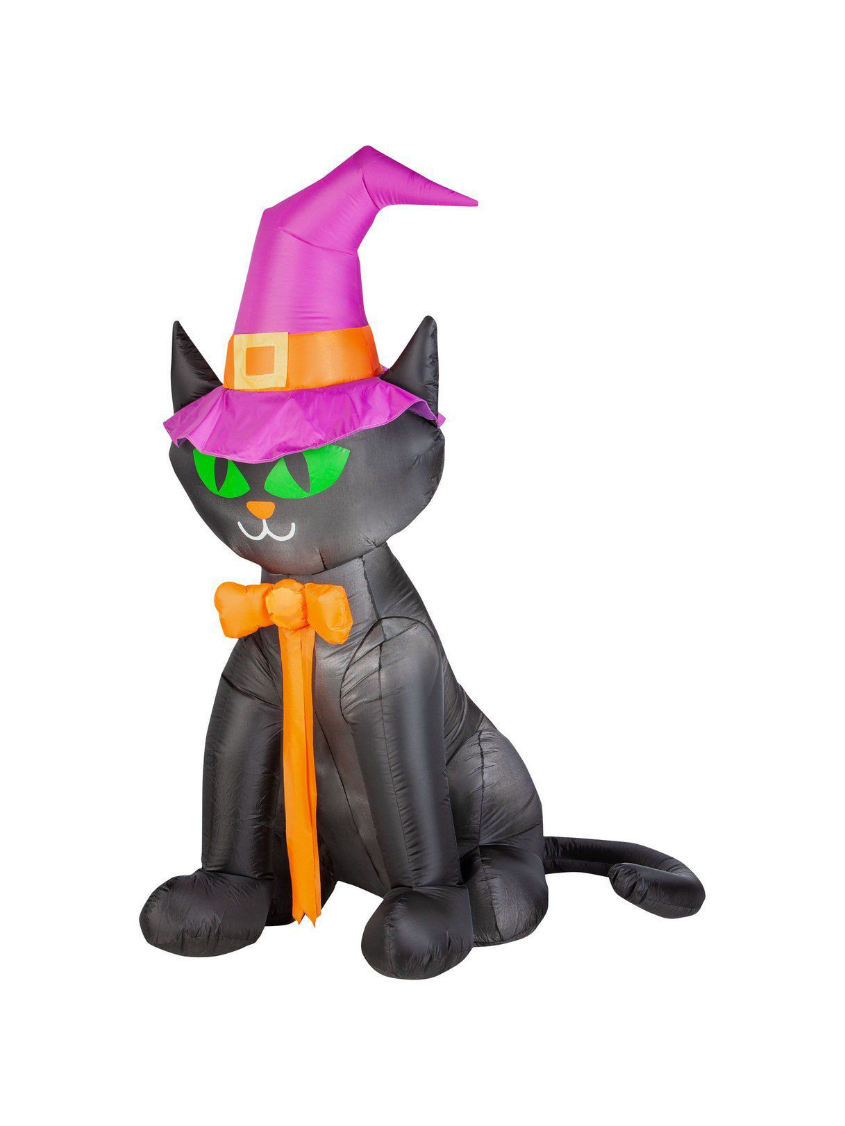 The Holiday Aisle® Cat with Hat Airblown Inflatable | Wayfair