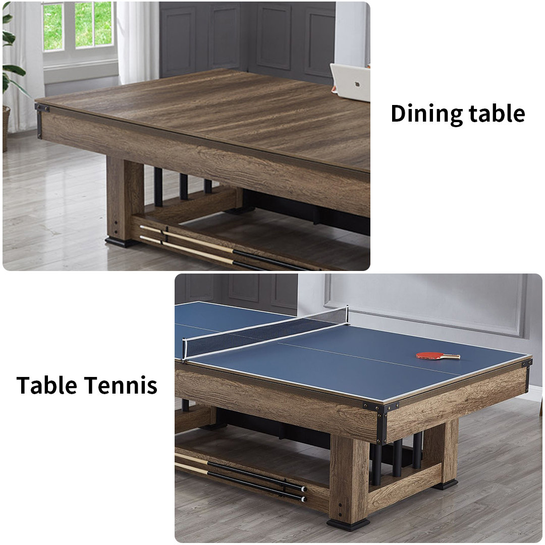 RackMaster Billiards 3-in-1 Multi Game Pool Table Includes Billiards ...