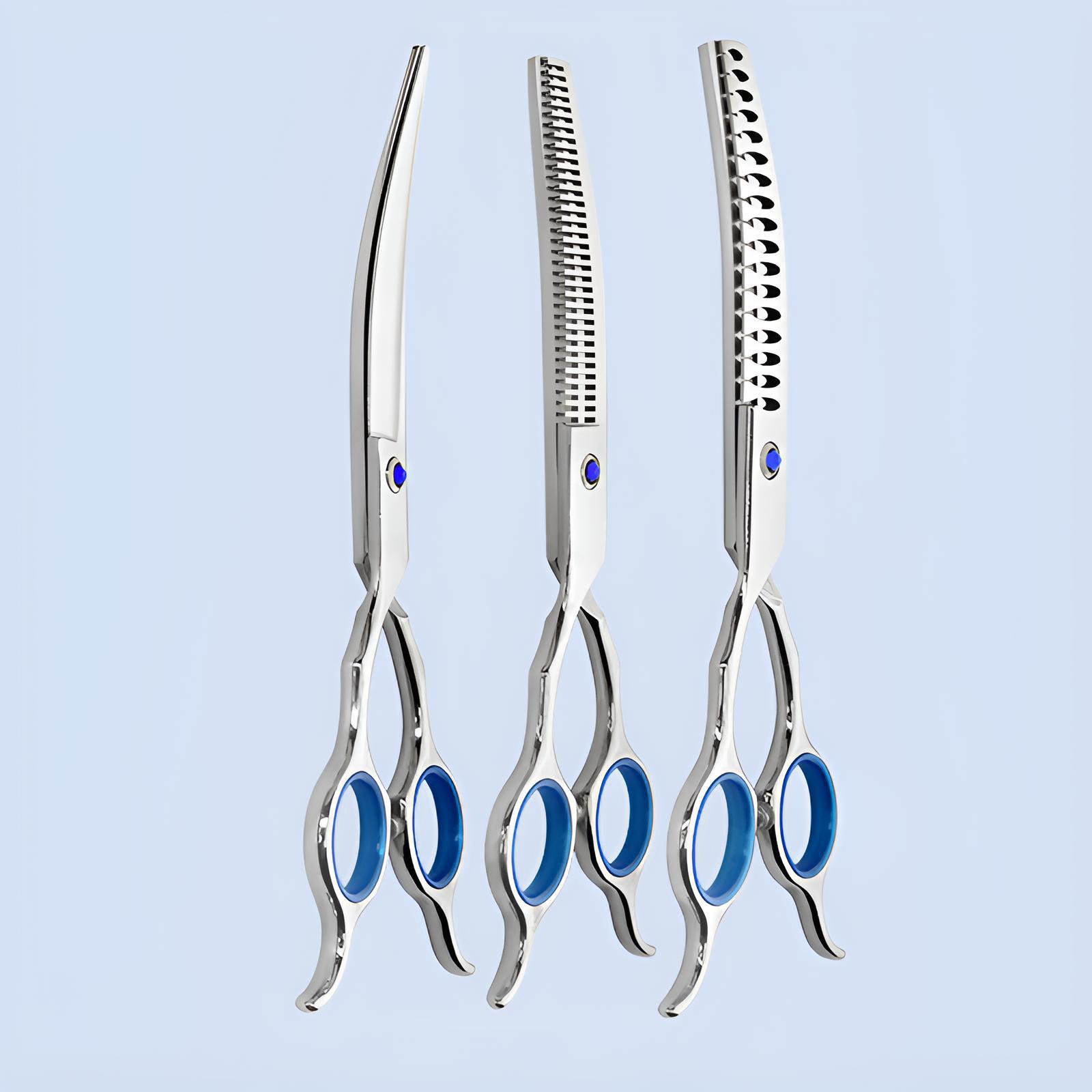 NUODA Curved Fishbone, Curved Teeth, Curved Clipper, Steel Comb, Bag ...