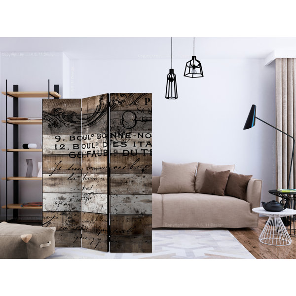 East Urban Home Paravent mit 3 Paneelen | Wayfair.de