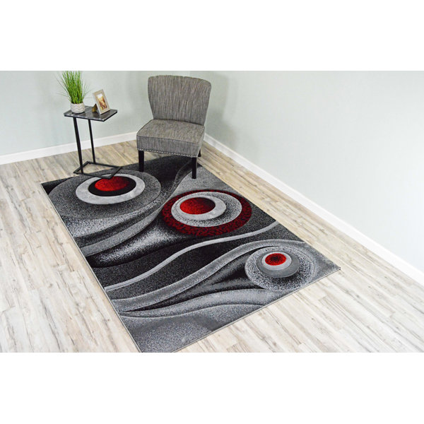 Ivy Bronx Mccampbell Abstract Rug & Reviews | Wayfair