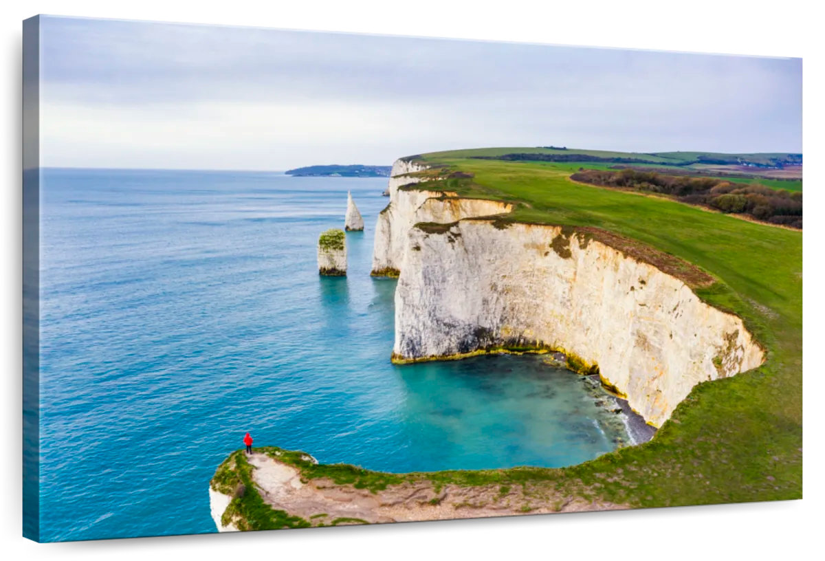 Beachcrest Home™ Gillard Old Harry Rocks Cliffs | Wayfair