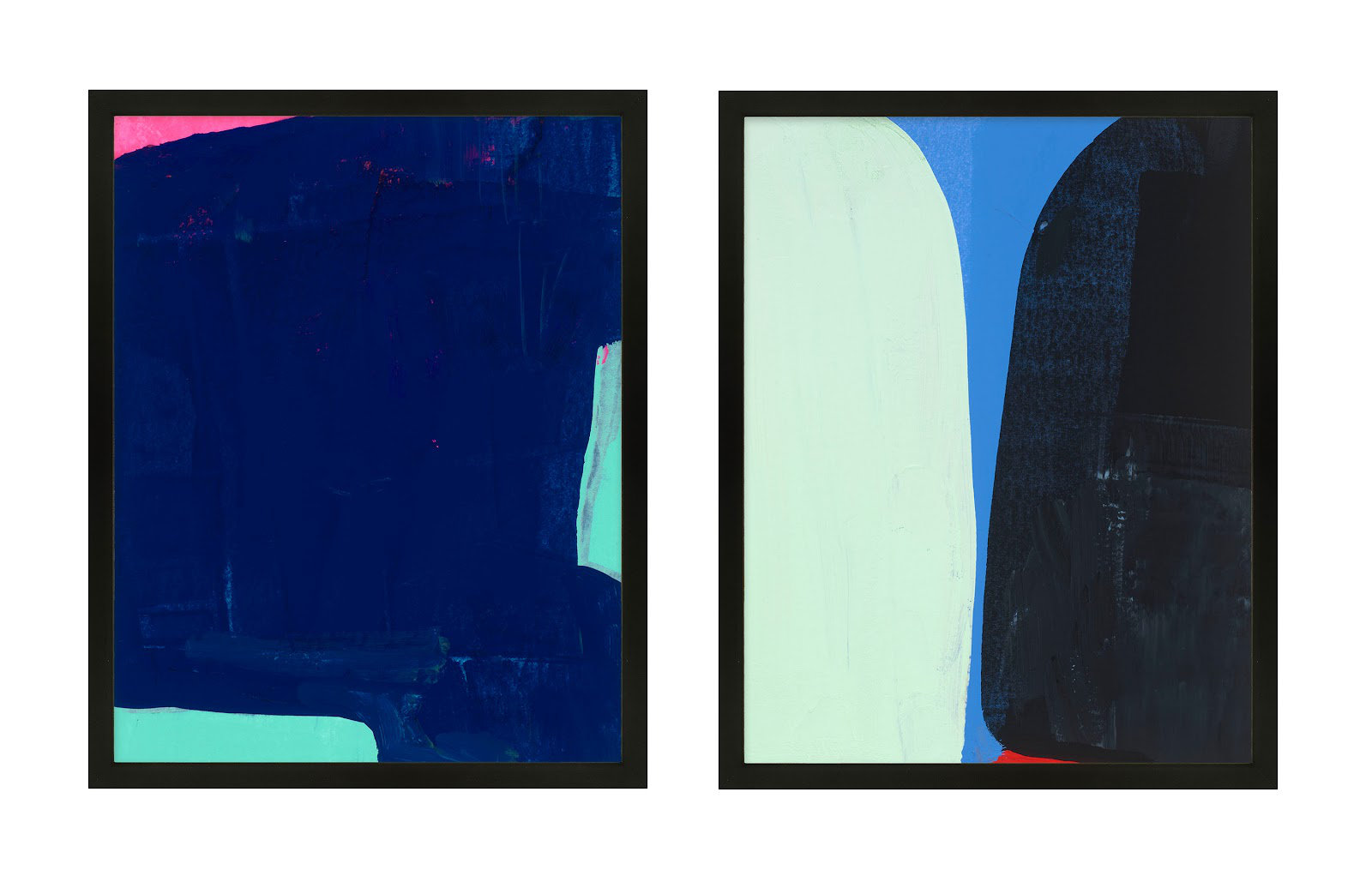 AllModern Deep Blue 1 and 2 by Andrea Stokes - 2 Piece Picture Frame ...