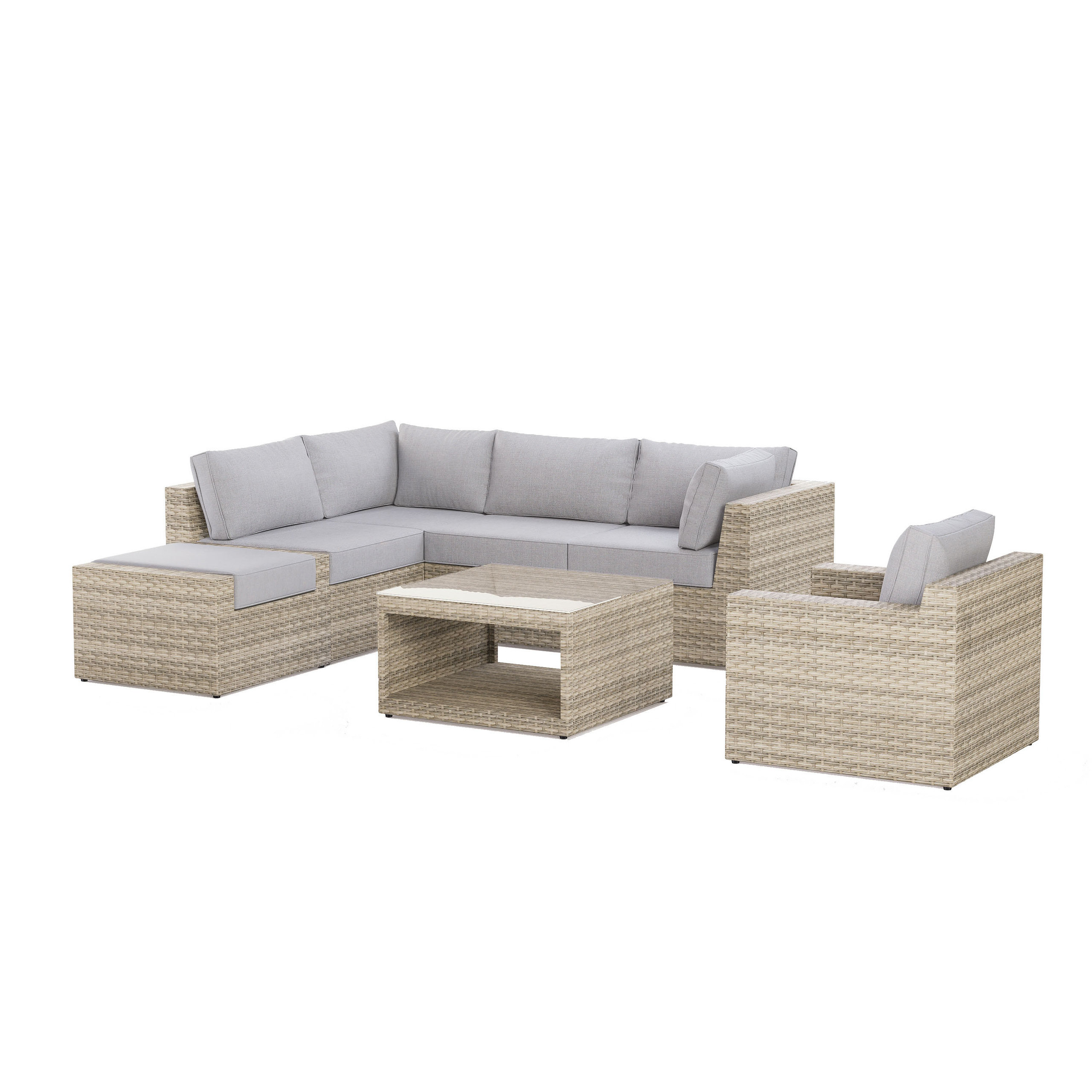 Joss & Main Eastford 7-Piece Deep Seating Set | Wayfair