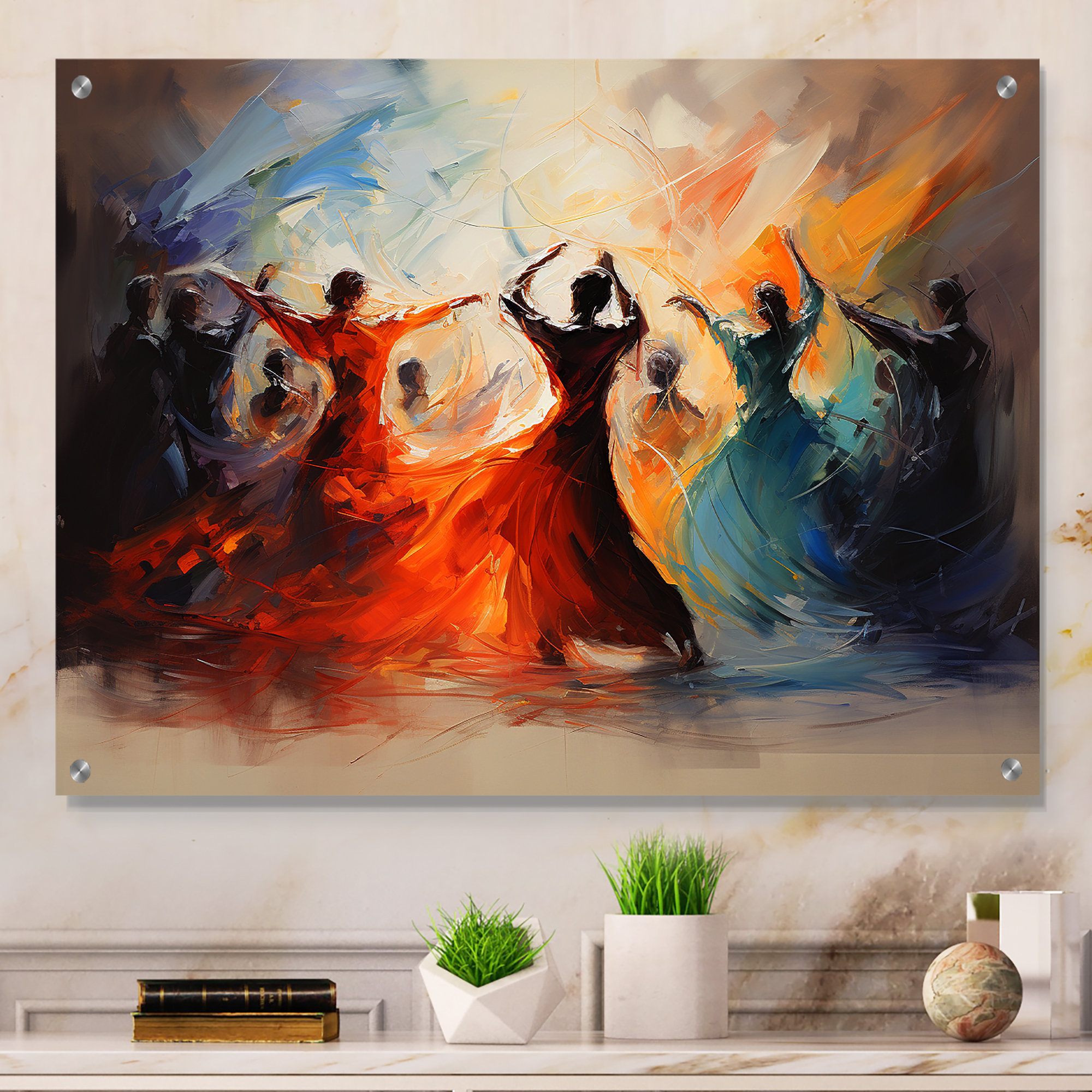 Winston Porter Soulful Dancing I - Dance Acrylic Wall Art | Wayfair