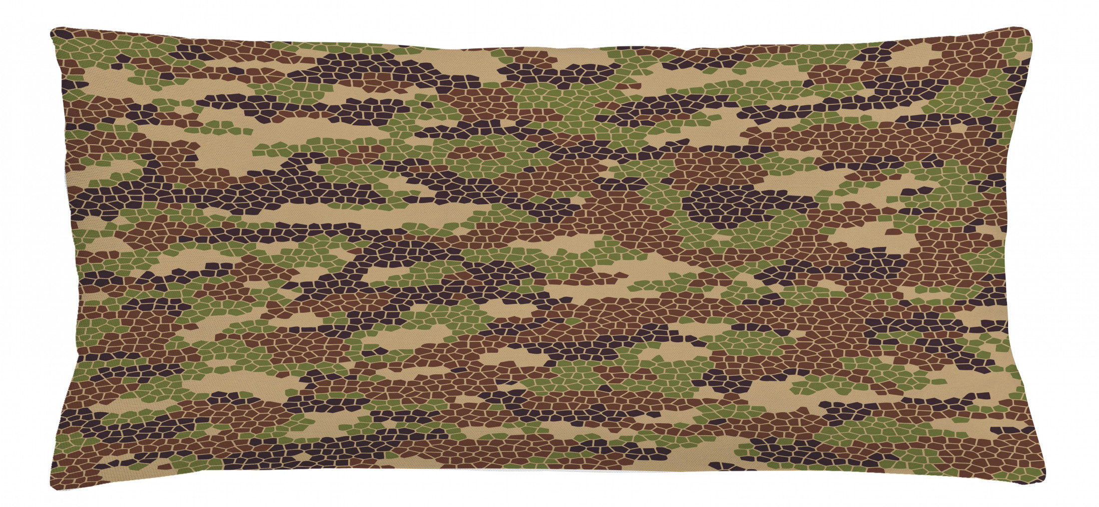 Ambesonne Camo Indoor / Outdoor Camouflage Lumbar Pillow Cover | Wayfair