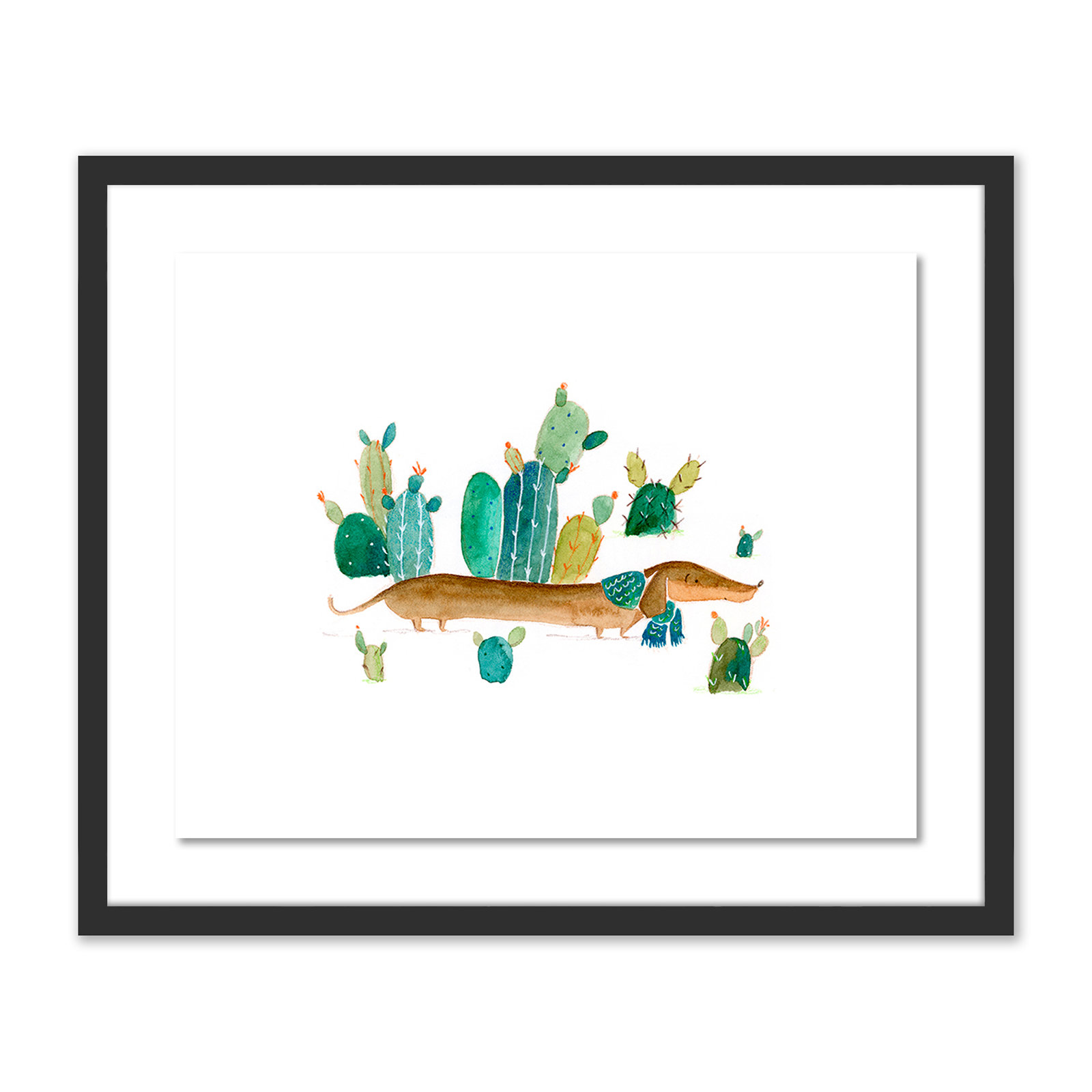 Four Hands Art Studio Dox Winter by Jess Engle - Picture Frame Painting ...